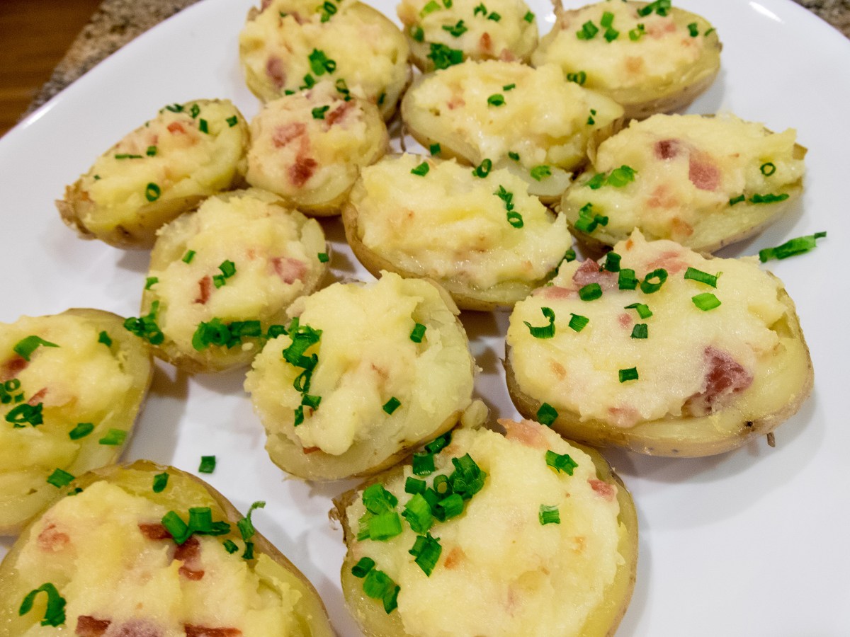 Mini Stuffed Potatoes – Half Pint Garden